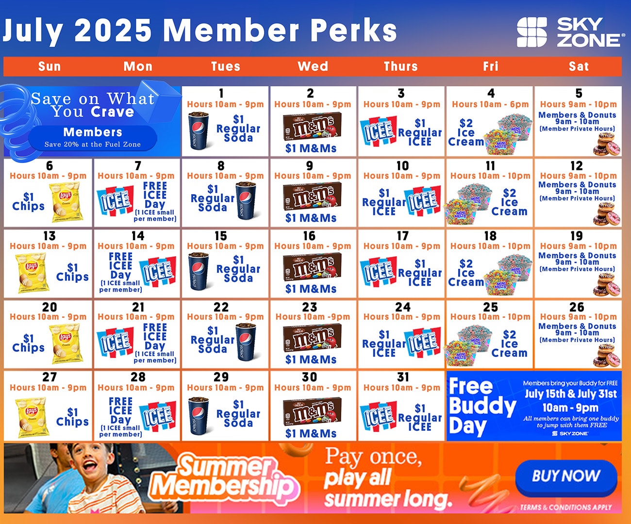 Biloxi Memberships | Sky Zone Trampoline Park