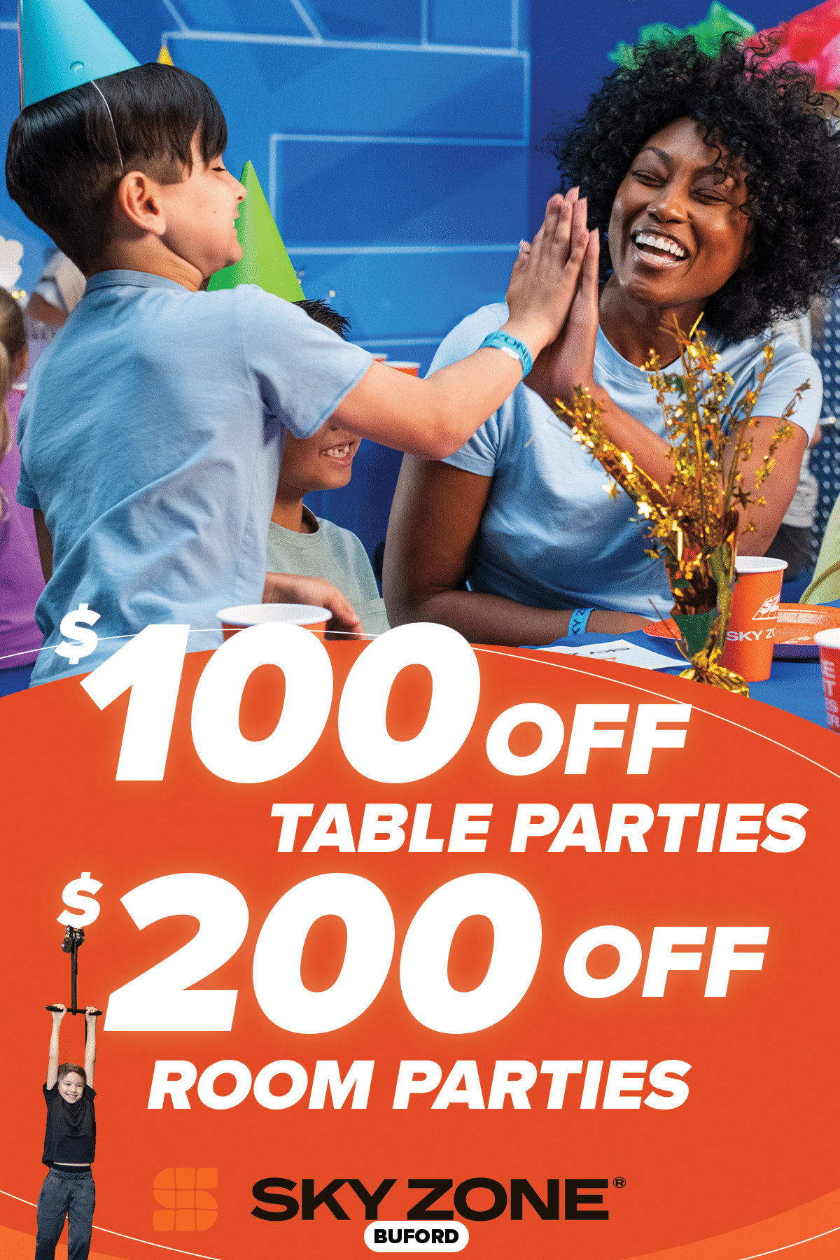 Buford Tickets + Memberships | Sky Zone Trampoline Park